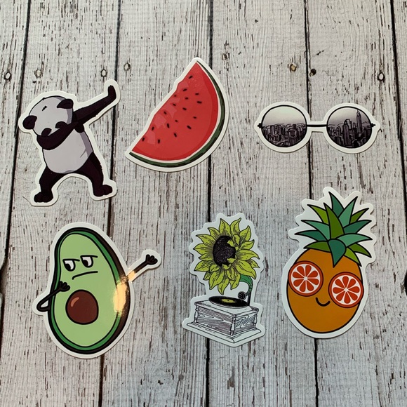 Other | 6 Piece Sticker Lot Vsco Girl Gift Set | Poshmark